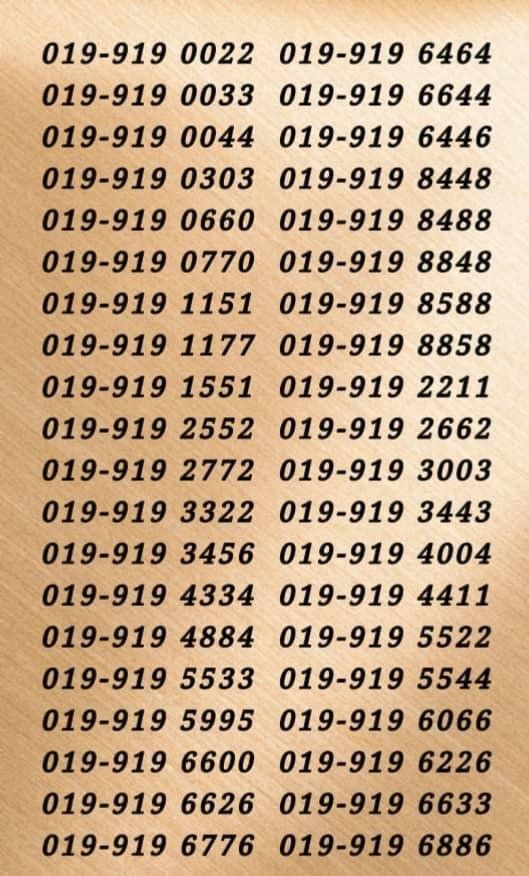 Vvip number postpaid, Mobile Phones & Gadgets, Mobile & Gadget ...