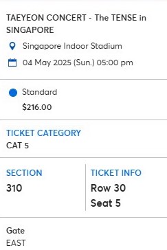 [FRONT ROWS] 2025 LE SSERAFIM TOUR 'EASY CRAZY HOT' IN SINGAPORE ...