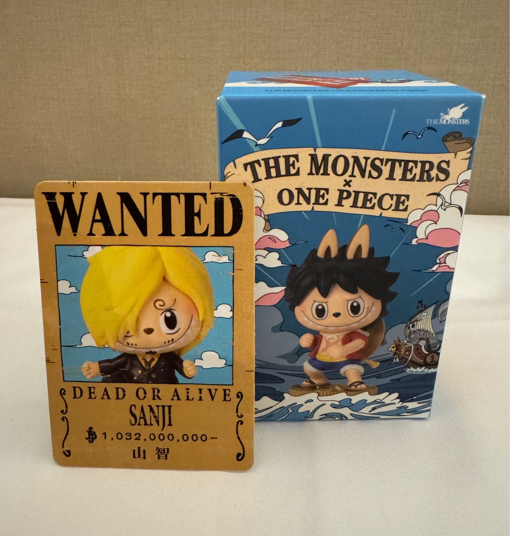 [WTS] One Piece x Labubu The Monster Series Figures - Sanji, Hobbies ...