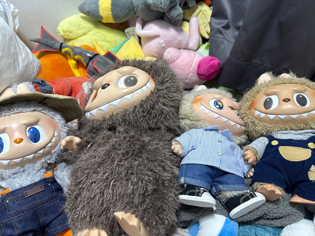 Zimomo + labubu cheapest price!, Announcements on Carousell