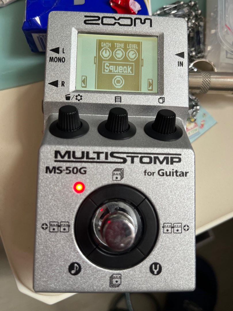 Zoom MS-50G multi stomp pedal, 興趣及遊戲, 音樂、樂器 & 配件, 樂器 - Carousell