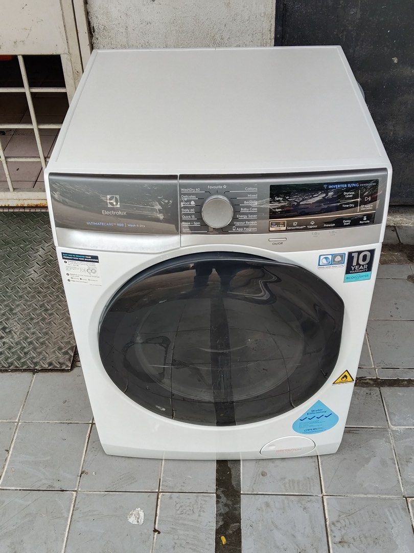 2in1 Electrolux inverter front load hot washer with dryer 11/7kg fully ...