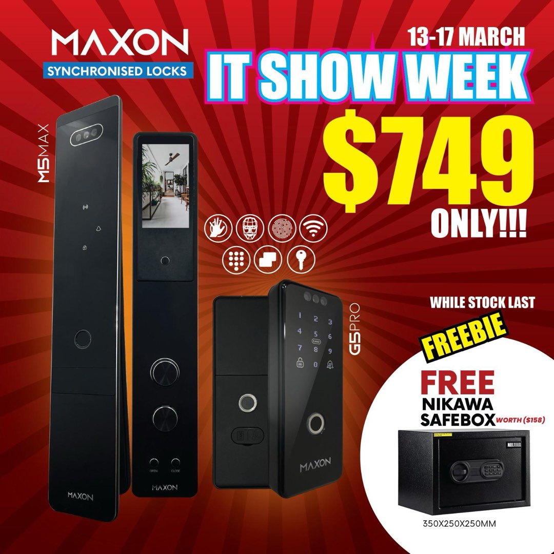 " digital lock door gate bundlef *SYNCHRONISED LOCK* *FEATURING MAXON ...