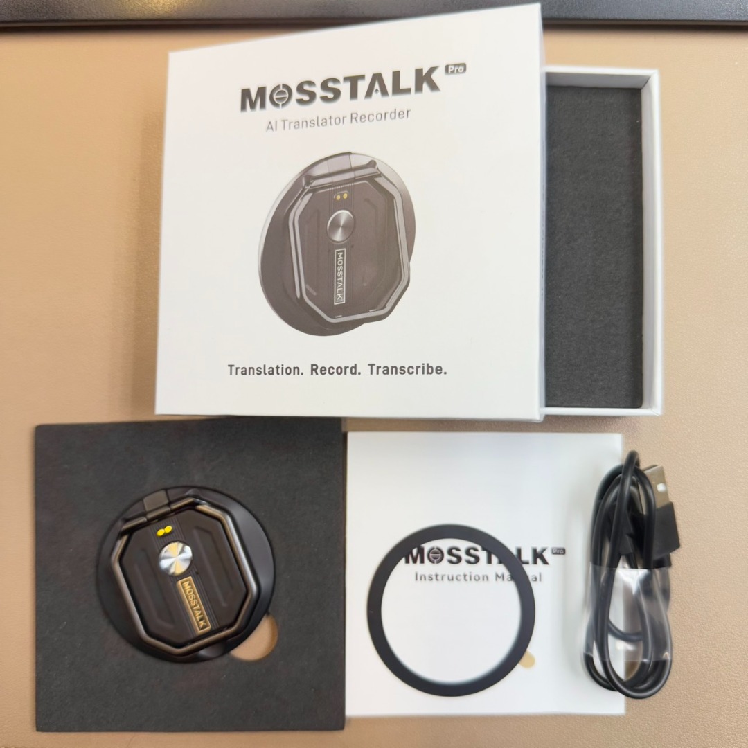 全新行貨 Mosstalk Pro AI智能翻譯機 XY-T02 (香港行貨-1年保養) -A219, 電腦＆科技, 電腦周邊及配件 ...