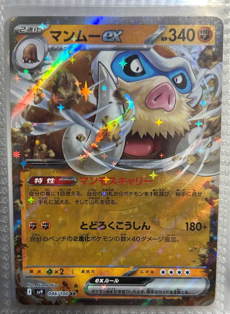 寶可夢 PTCG 日版 象牙豬ex RR, 書籍、休閒與玩具, 玩具、公仔、桌遊在旋轉拍賣