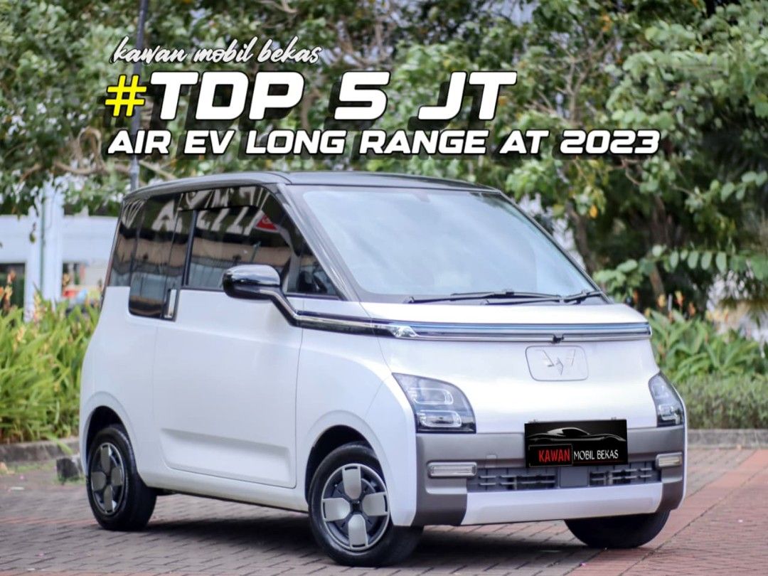 ( TDP 5jt ) Wuling Air EV Long Range 300KM AT 2023 Putih Kondisi istimewa Dan Dijamin Siap Pakai ...