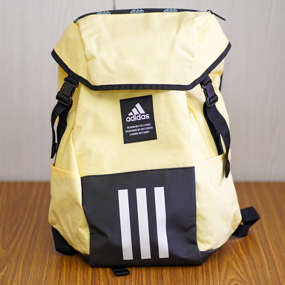 Adidas 4ATHLTS Camper Backpack - 'Almost Yellow' Color, Men's Fashion ...