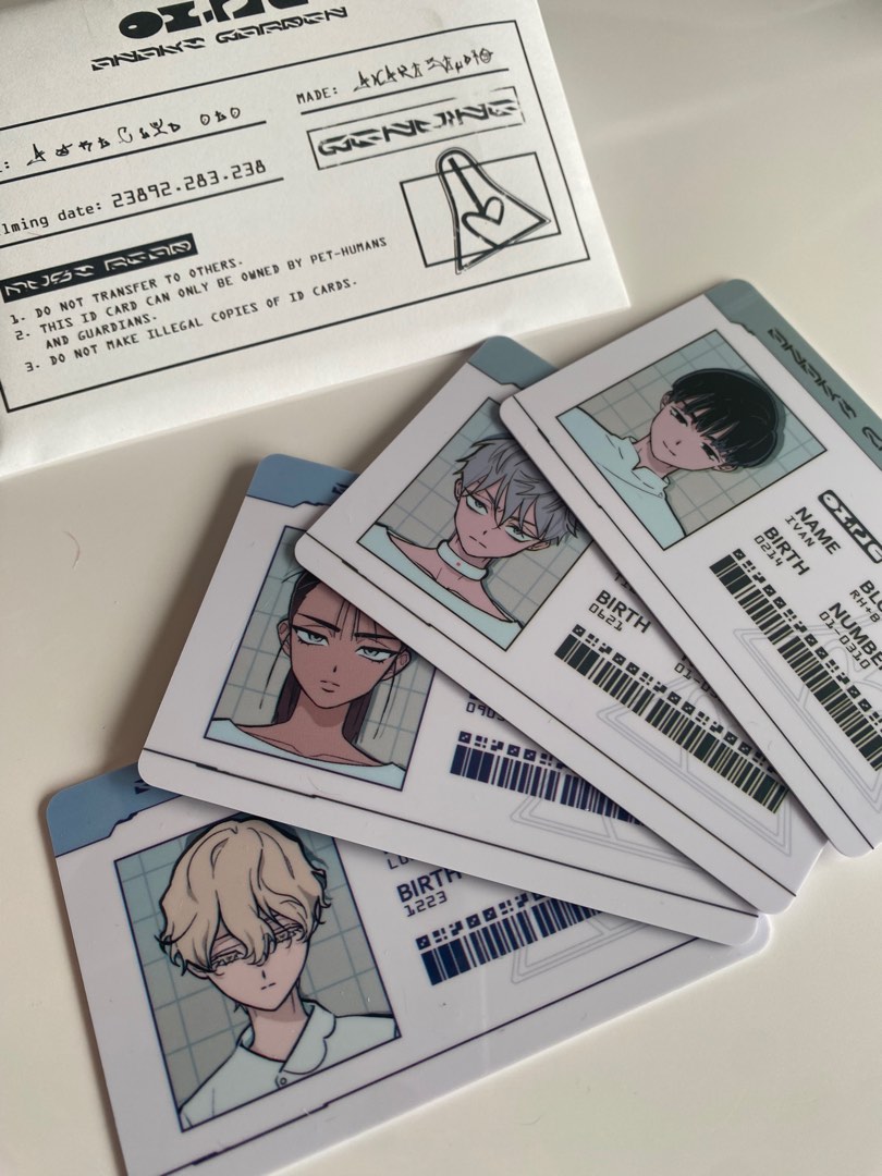 ALNST ID cards (Ivan, Till, Hyuna, Luka), Hobbies & Toys, Memorabilia ...