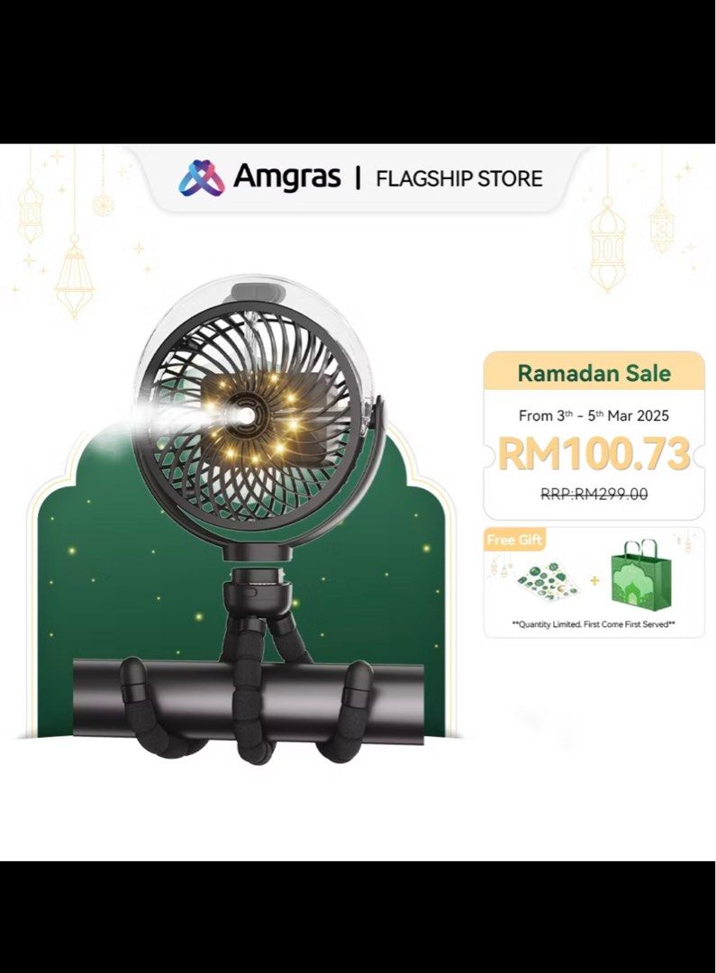 Amgrass Fan IV Pro Max, Furniture & Home Living, Lighting & Fans, Fans ...