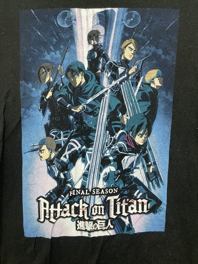 Anime Atack On titan Final Season, Men's Fashion, Tops & Sets, Tshirts ...