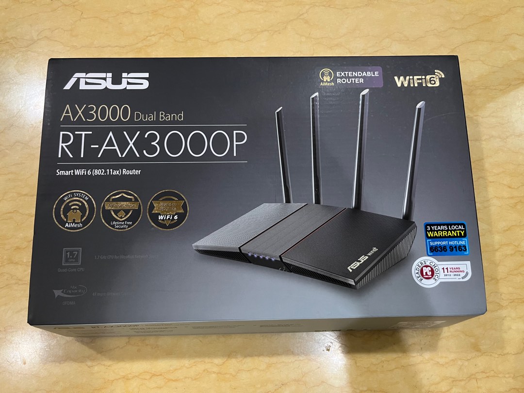 Asus RT-AX3000P Router, Computers & Tech, Parts & Accessories ...