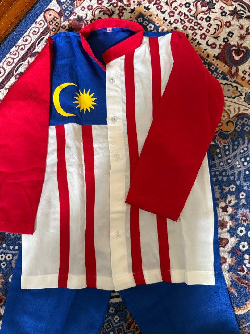Baju Hari Merdeka Set, Babies & Kids, Babies & Kids Fashion on Carousell