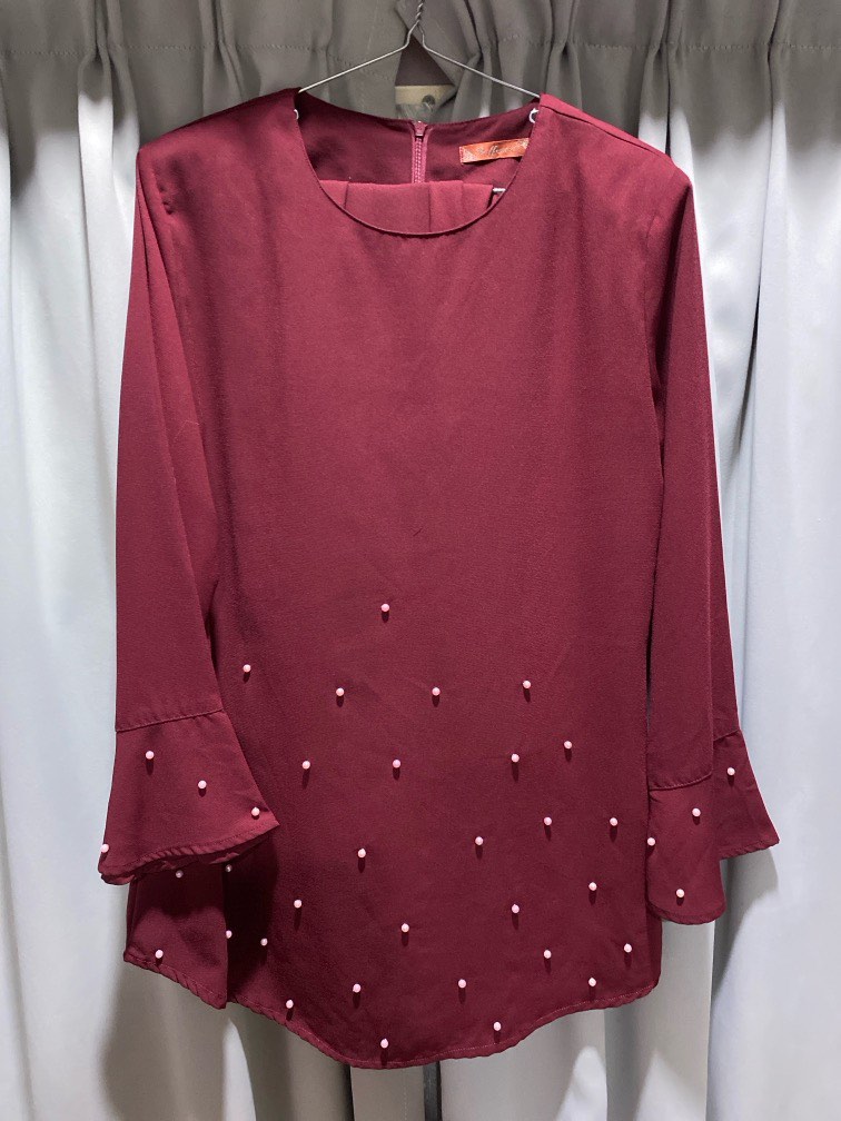 Baju Kurung Mini Chiffon, Women's Fashion, Muslimah Fashion, Baju ...