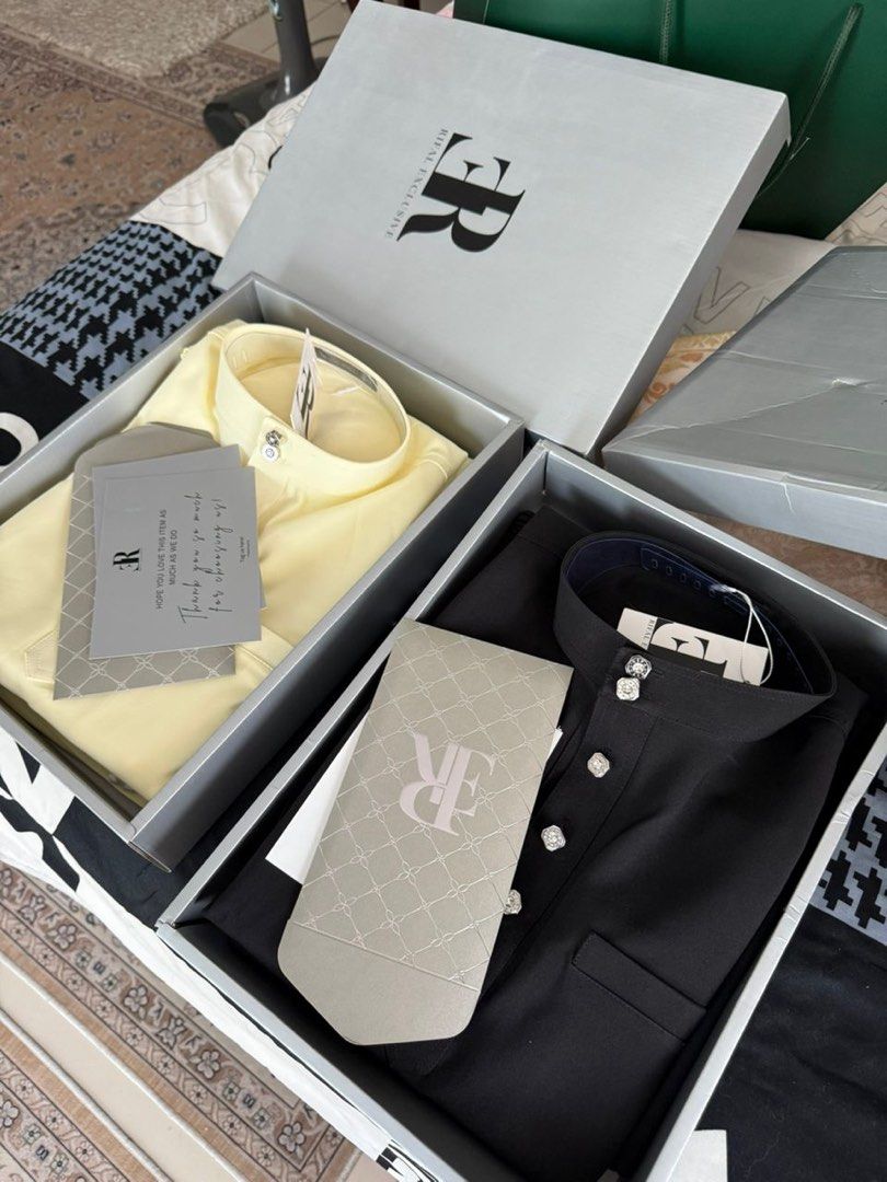 baju melayu rifal exclusive, Men's Fashion, Muslim Wear, Baju Melayu on ...