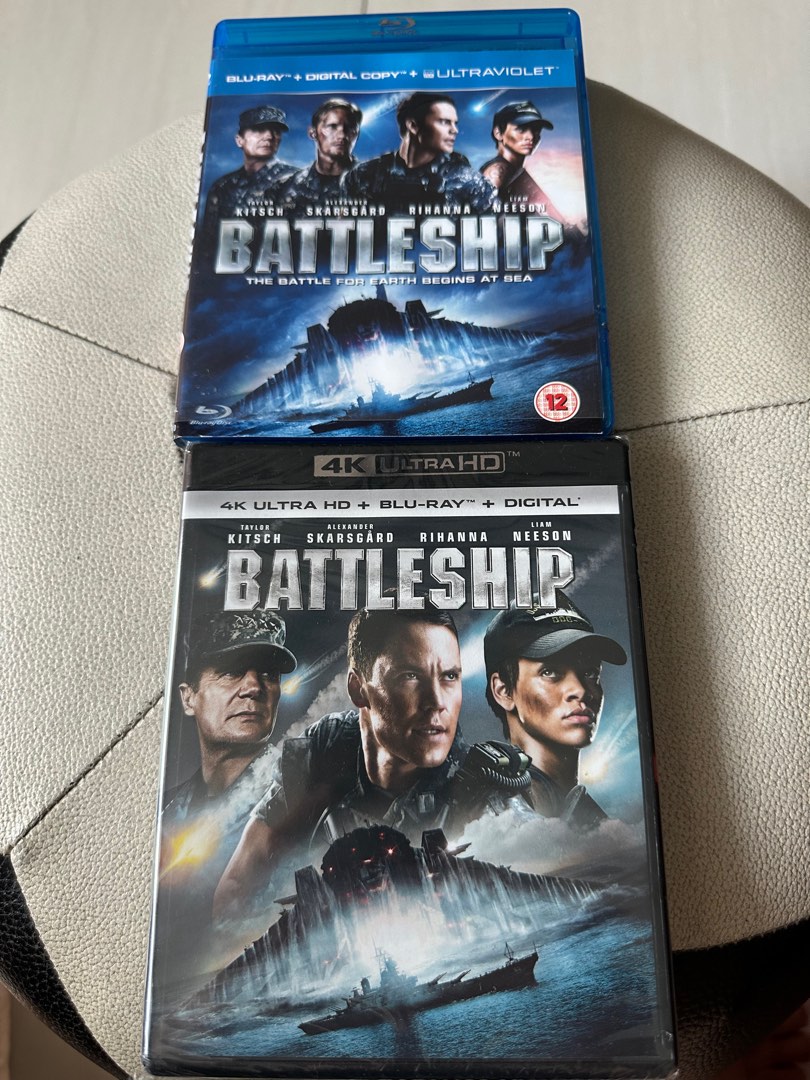 Battleship (4K Ultra HD and Blu Ray), Hobbies & Toys, Music & Media ...