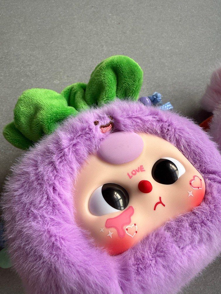 Bb3 Baby Three Lucky Bag Plush Pendant Pouch - Purple, Hobbies & Toys, Toys & Games on Carousell