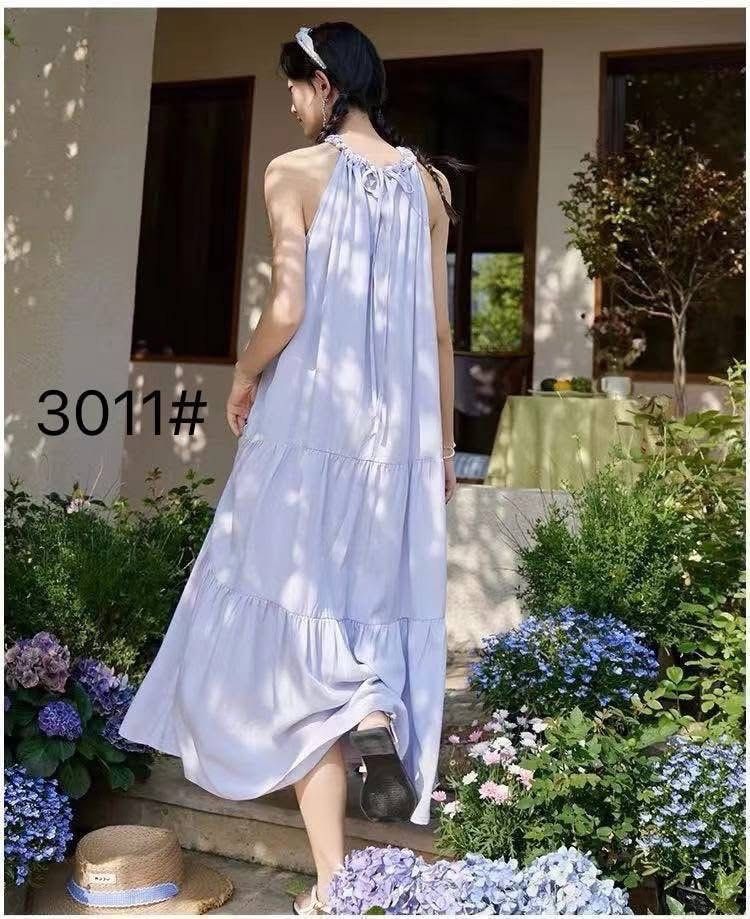 BKK Somilady Lavender Long Dress, Women's Fashion, Dresses & Sets ...