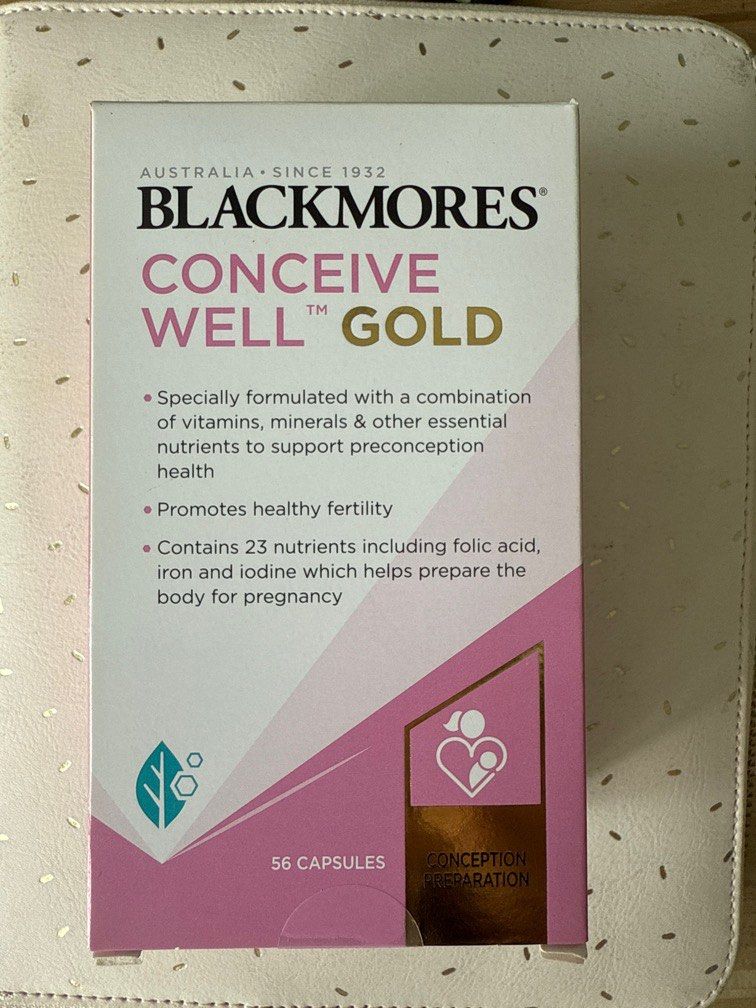 Blackmores Conceive Well Gold | conception preparation | folic acid ...
