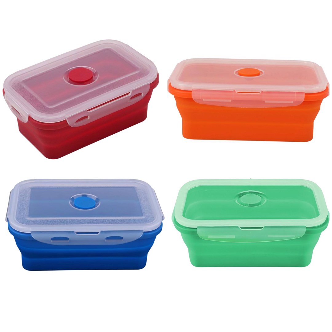 Brand New Collapsible Silicon Food Storage Container / Lunch Box ...