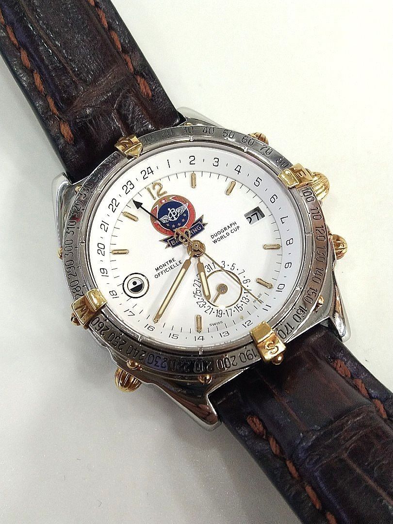 Breitling World Cup Duograph GMT automatic ref: B15508, Luxury, Watches ...