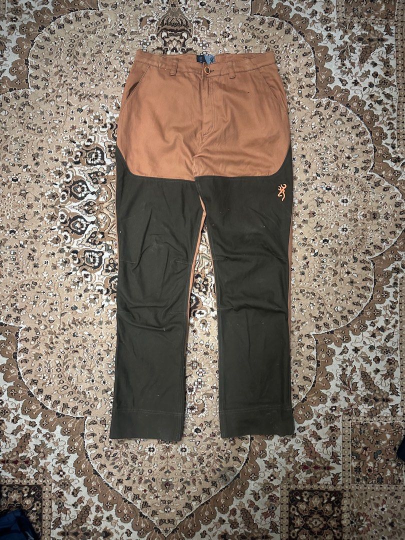 Browning hunting pants double knee, Men's Fashion, Bottoms, Trousers on ...