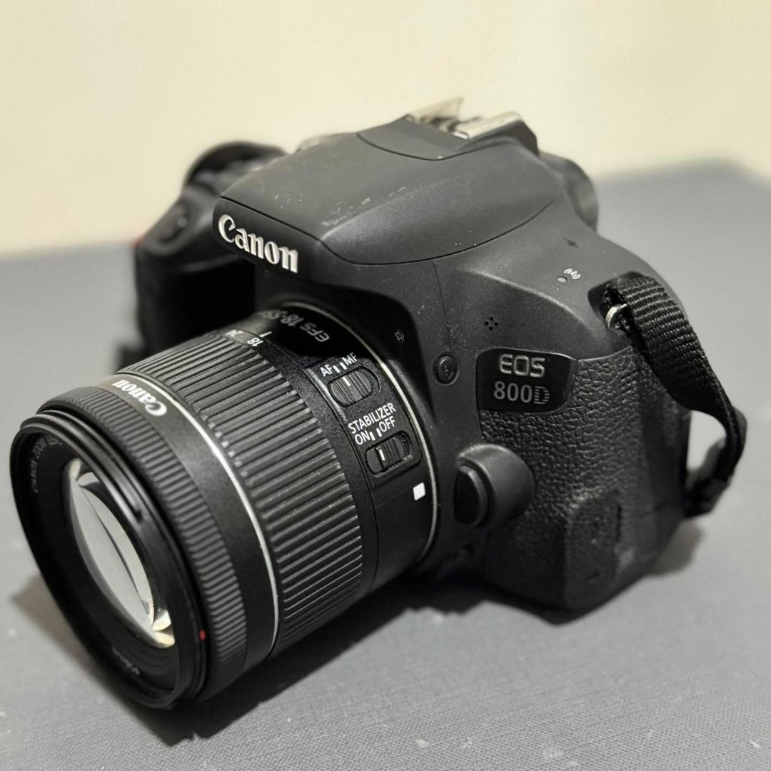 Camera DSLR Canon 800D Dslr | 18-55mm Lens 6.3k Shutter Count only In ...