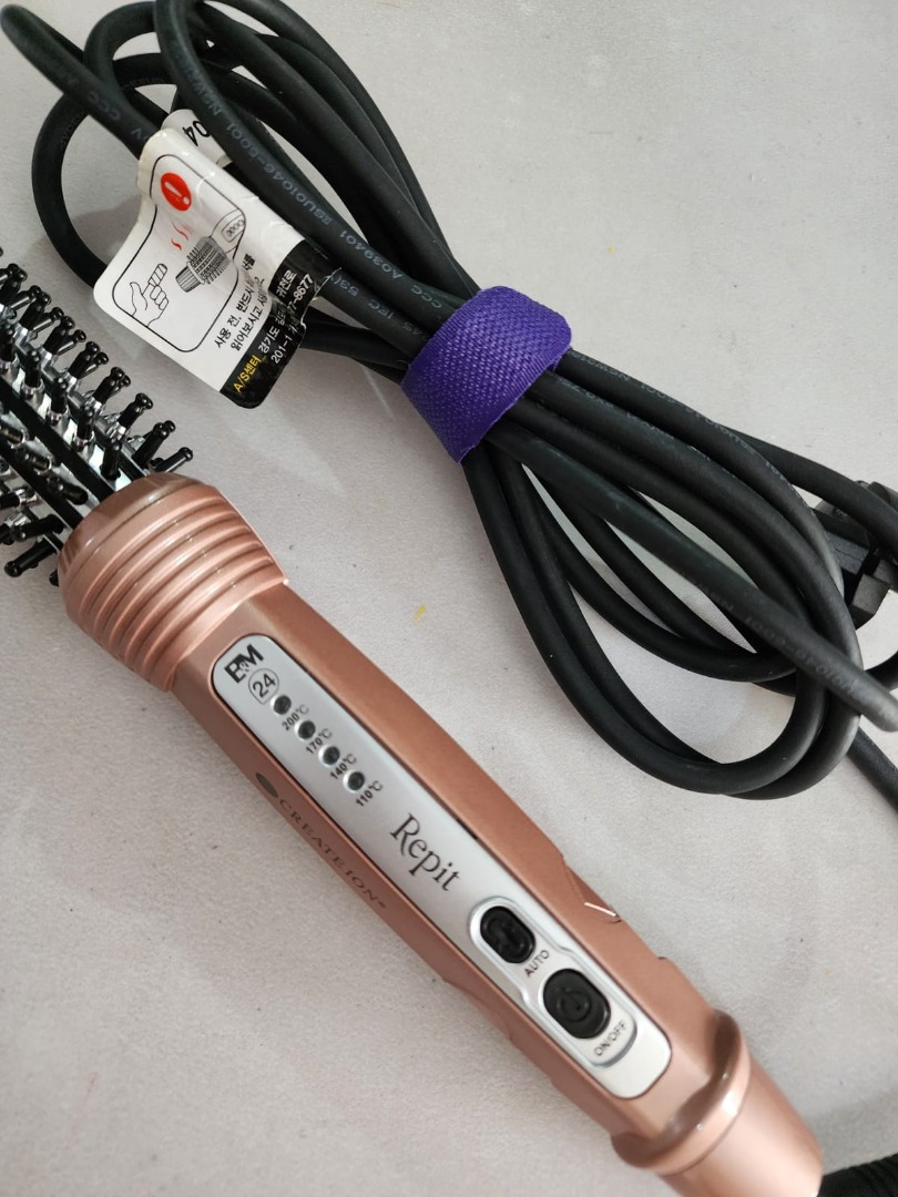 catokan curly Repit titan create ion magic brush ion 2 in 1 24mm ...