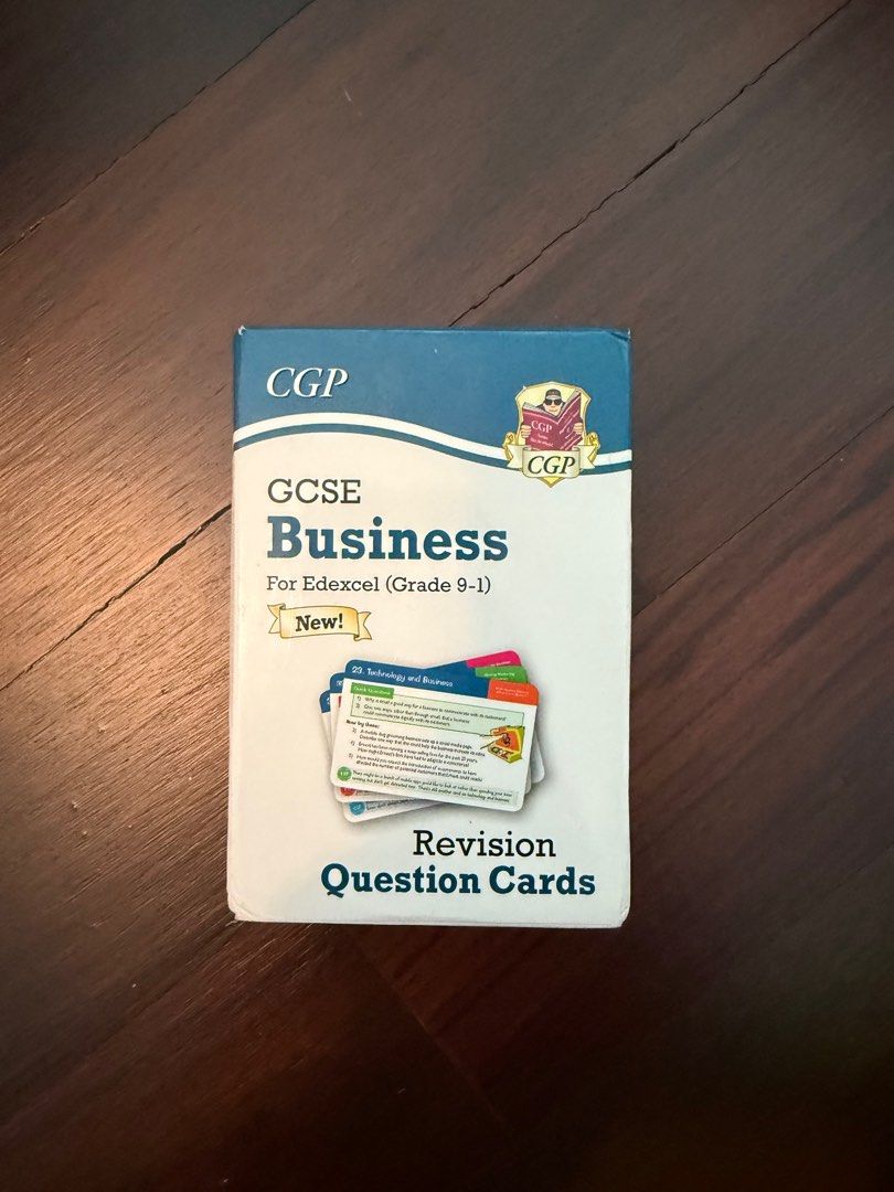 CGP GCSE business edexcel grade 9-1 revision question cards, Hobbies ...