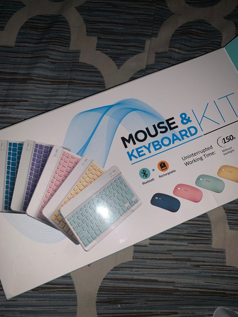 (Cheapest) Mouse & Keyboard Kit Classic Black 9.7 (RGB Lights) (BRAND ...