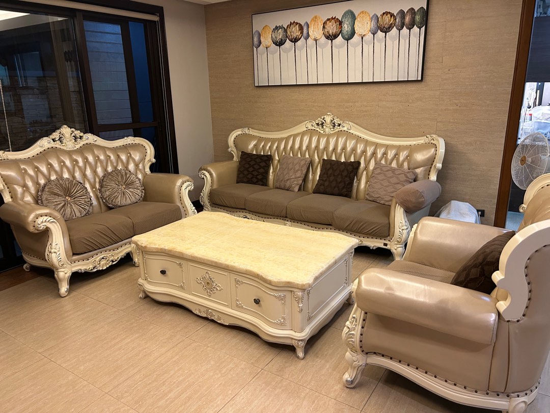 Classic Timeless 3pcs Sofa Set, Furniture & Home Living, Furniture ...