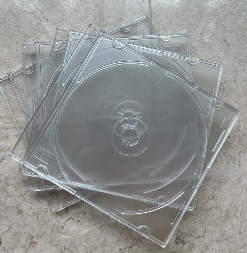 Clear/Clear CD Case ($1 for 2 cases) Stock:4, Hobbies & Toys, Music ...