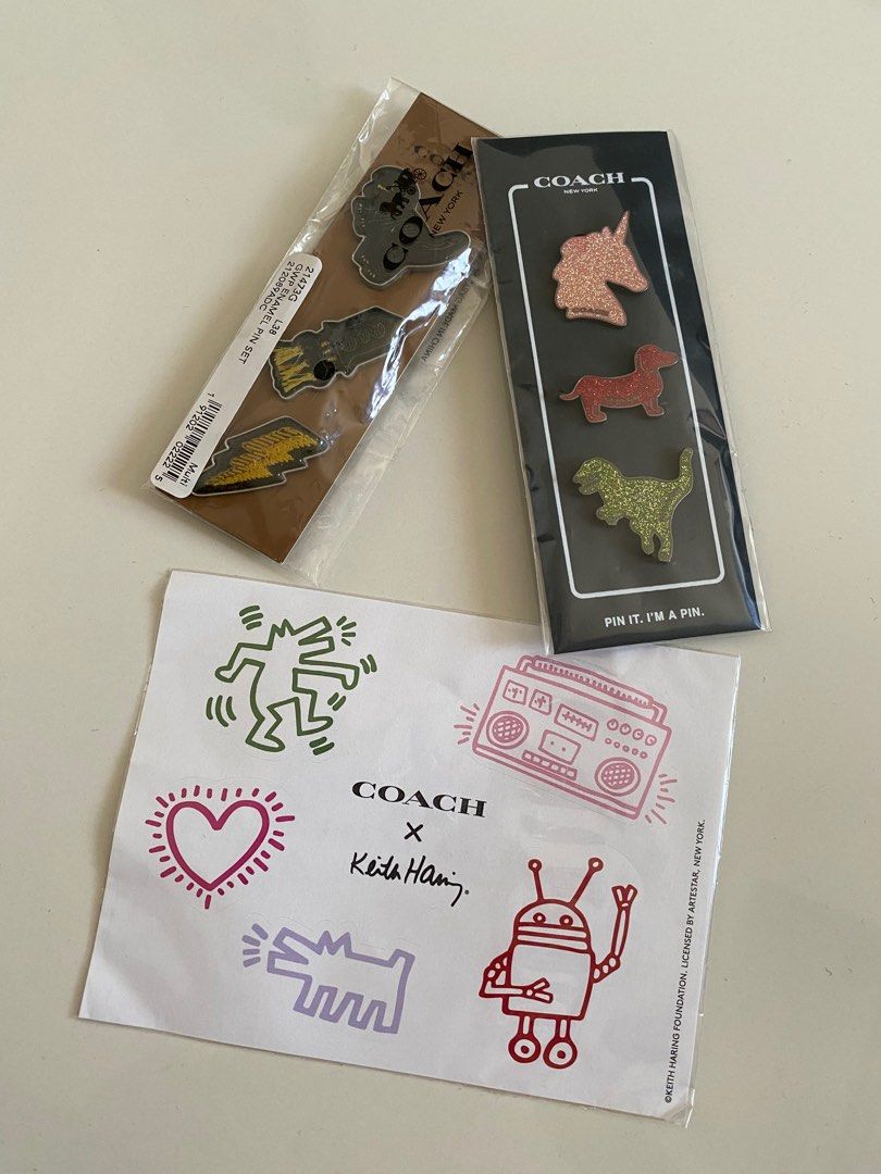 Coach pins and stickers, Hobbies & Toys, Stationery & Craft, Art ...