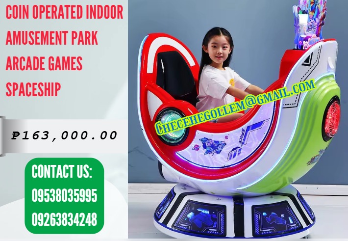 Coin Operated Indoor Amusement Park Arcade Games Spaceship, Commercial ...