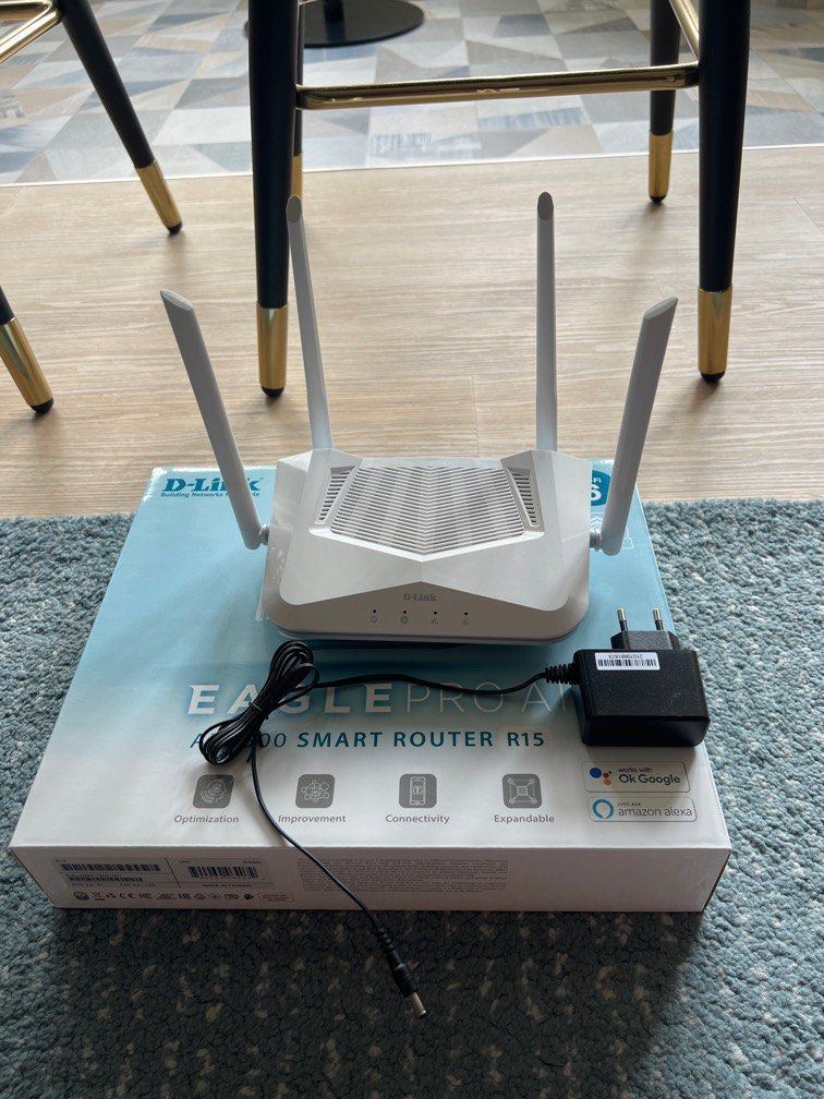 D Link Eagle Pro AI AX1500 Smart Router R15, Computers & Tech, Parts ...