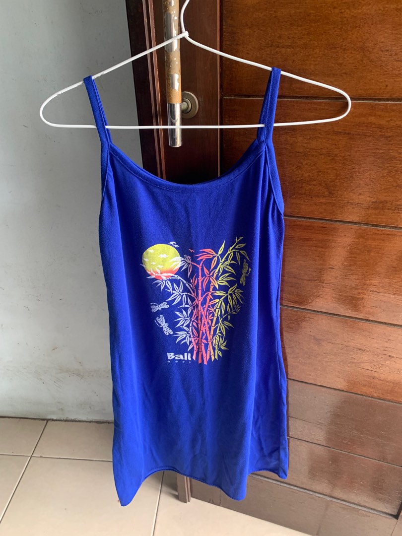 Daster Biru, Fesyen Wanita, Pakaian Wanita, Lainnya di Carousell