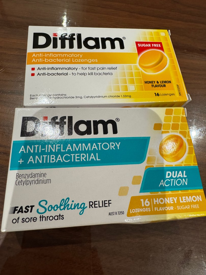 Difflam Anti-inflammatory & Anti-Bacterial Lozenges (Each box has Pack ...