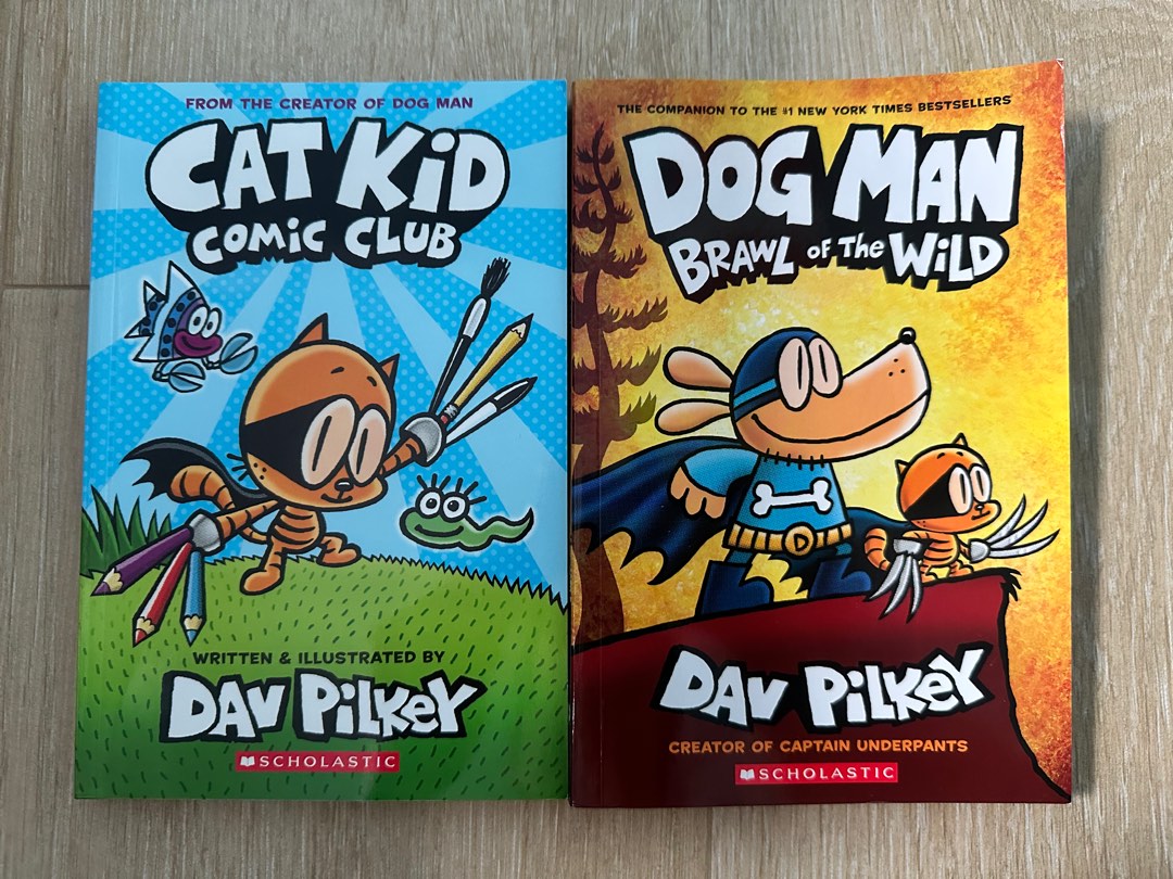 Dog Man Cat Kid, 興趣及遊戲, 書本 & 文具, 小說及非小說 - Carousell