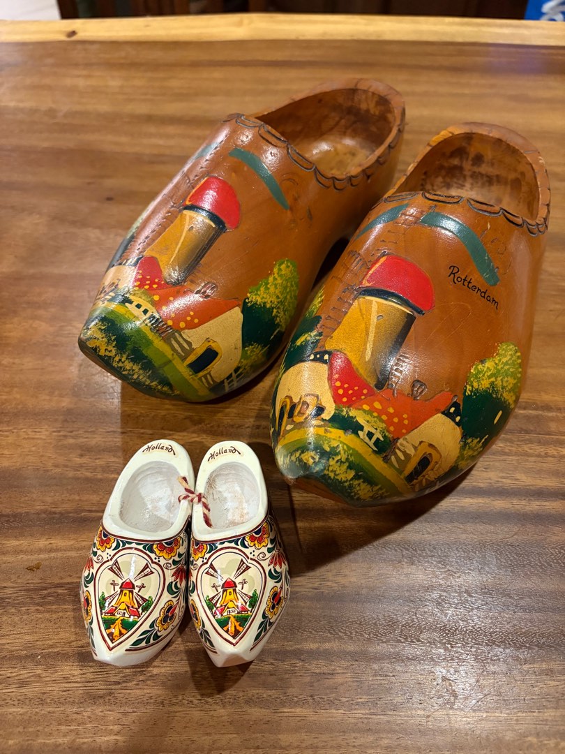 Dutch Wooden Clogs from the Netherlands, Furniture & Home Living, Home ...