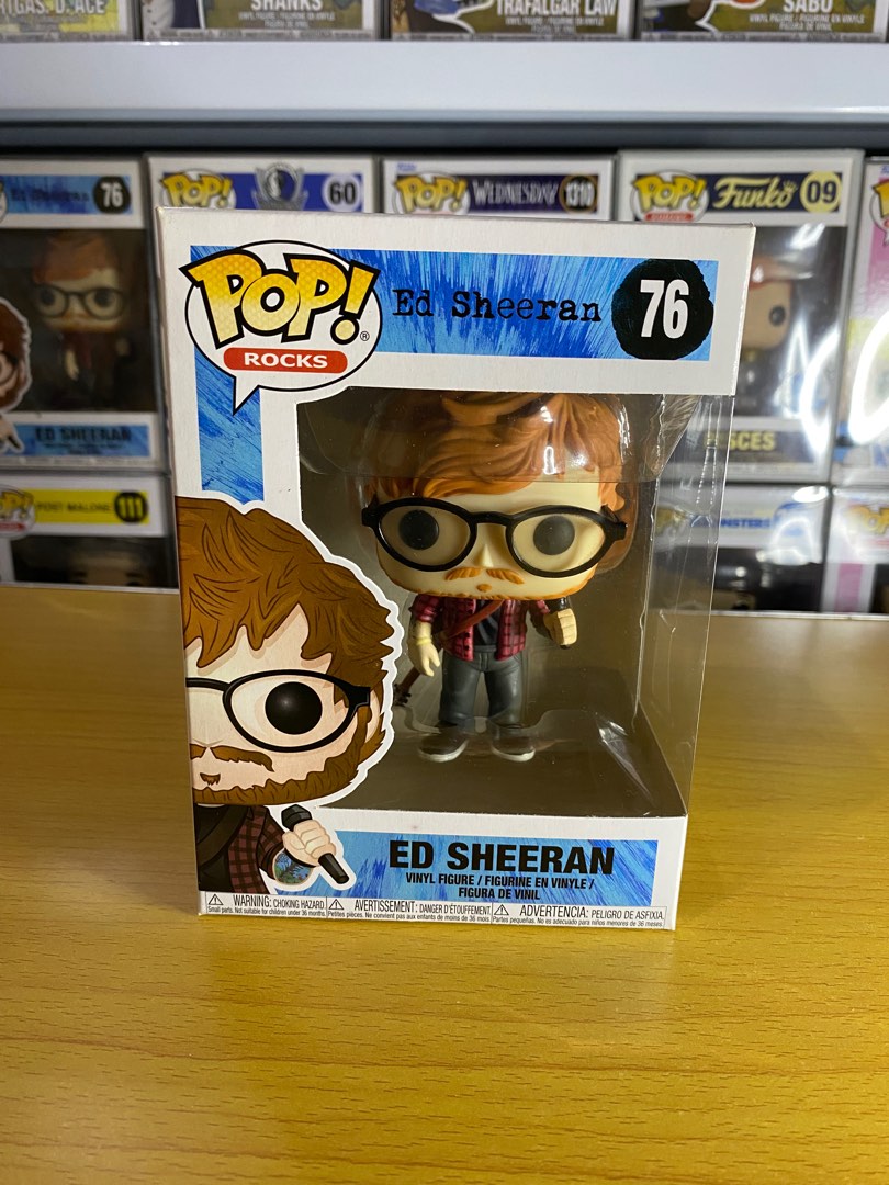 Ed Sheeran 76 Funko Pop OG 2018 Release Vaulted| Ed Sheeran Funko Pop ...