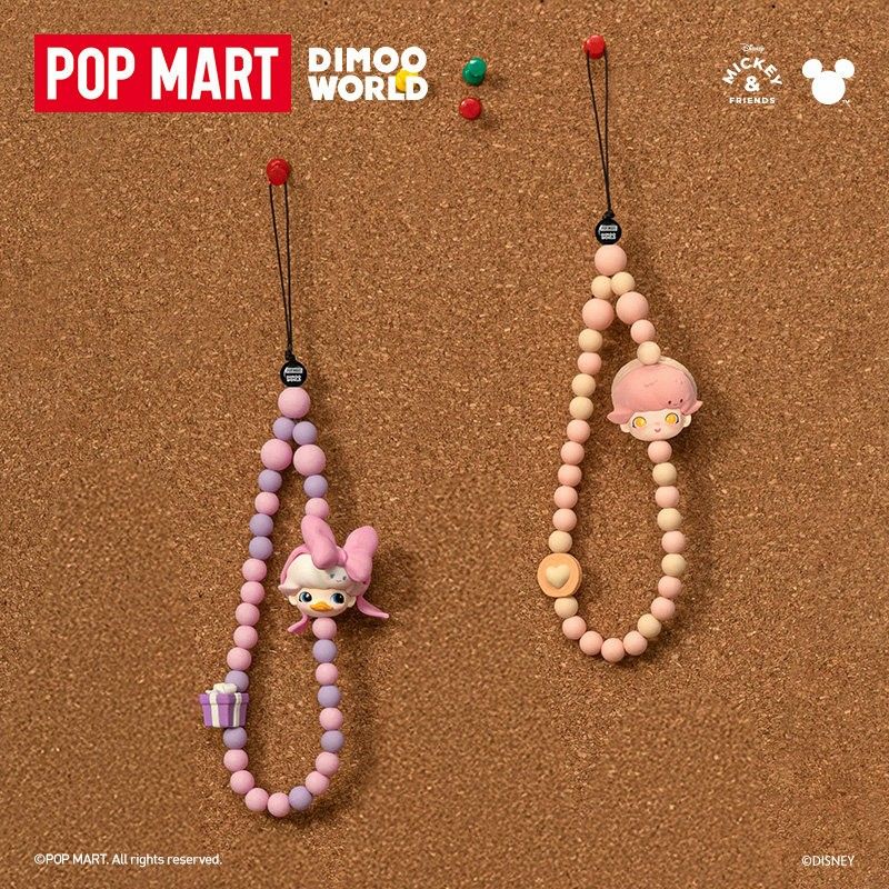 [EXCLUSIVE! POPMART] POPMART DIMOO WORLD X DISNEY MOBILE PHONE LANYARD ...