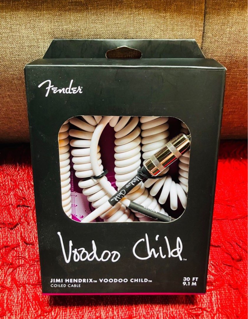 FENDER Jimi Hendrix Limited Edition Coil Cable - Brand New, Hobbies ...
