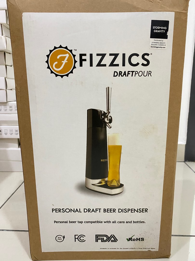 Fizzics DraftPour Personal Draft Beer Dispenser, Food & Drinks ...