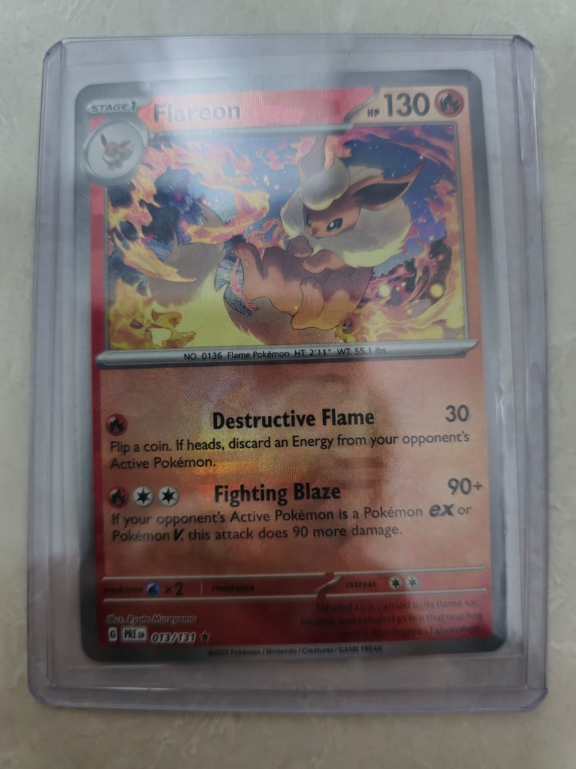 Flareon 013/131 (Master Ball Pattern) - SV: Prismatic Evolutions (PRE ...