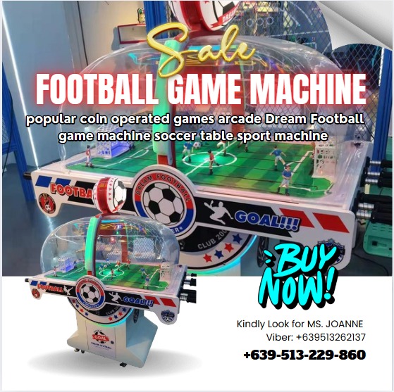 FOR SALE "Football Table (with coin operated)" popular coin operated ...