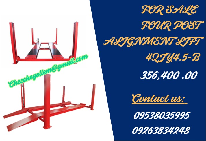 FOR SALE FOUR POST ALIGNMENT LIFT 4QJY4.5-B, Everything Else, Others on ...