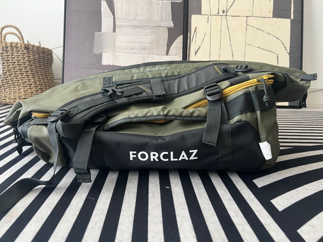 Forclaz Duffel Extender 40-60 L, Men's Fashion, Bags, Backpacks on ...