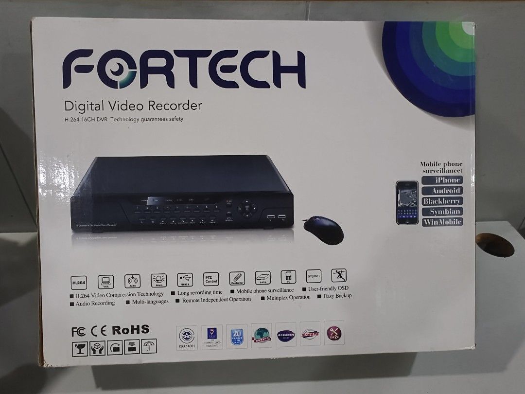 CCTV FORTECH 16 Channel H.264 Digital Video Recorder 閉路電視 監控 錄影設備 保安系統 數碼錄影機, 電腦＆科技, 商務用科技產品 ...