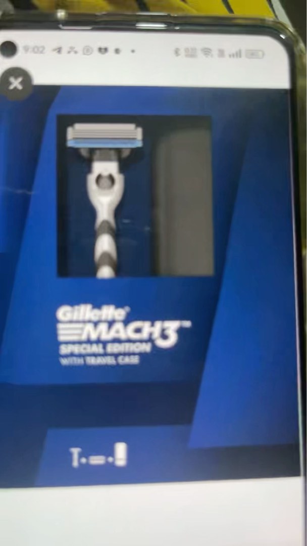 Gillette Mach3 Special Edition Razor, Beauty & Personal Care, Men's ...