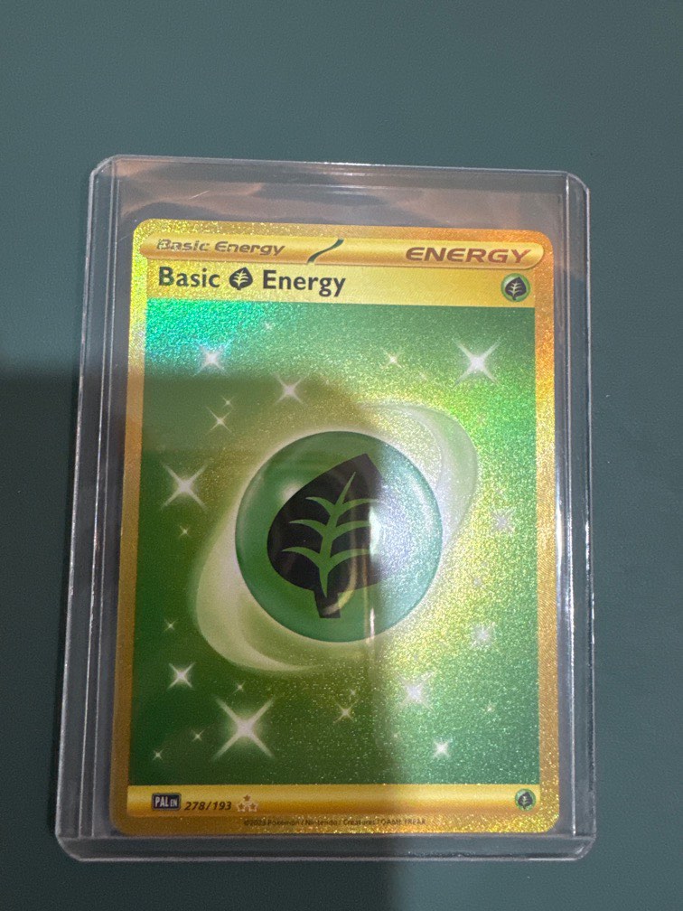 Gold Leaf Energy -Paldea Evolved, Hobbies & Toys, Toys & Games on Carousell