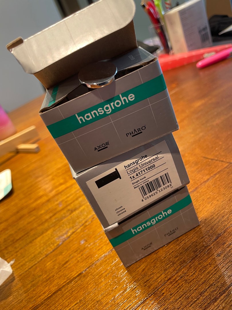 Hansgrohe Logis Universal hook (41711000), Furniture & Home Living ...